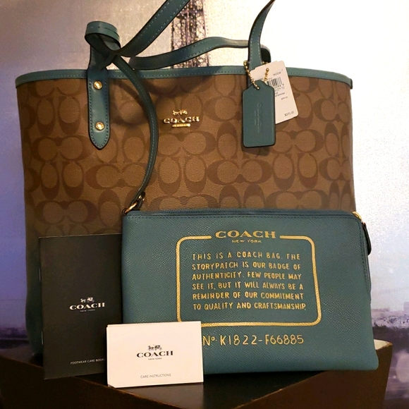 Coach | Bags | Coach Ombre Reversible City Tote K822f66885 | Poshmark